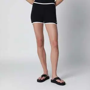 COURREGES Mini Jersey Shorts - Black