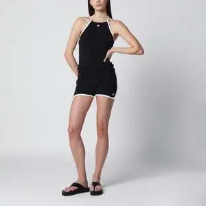 COURREGES Mini Jersey Shorts - Black