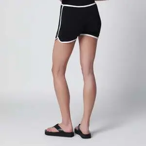 COURREGES Mini Jersey Shorts - Black