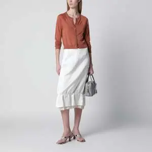 ROBERTO COLLINA Cashmere And Silk Cardigan - Brown