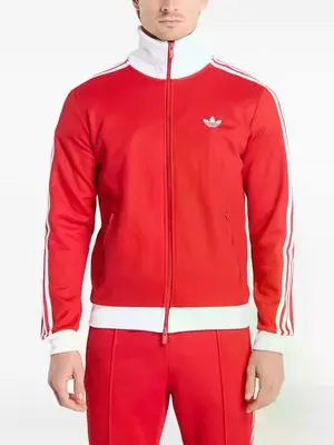 Adidas Striped Zip-up Sweatshirt