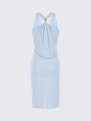 Versace Viscose Sheath Dress - Blue