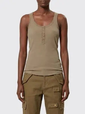 Isabel Marant Étoile Ribbed Silk Blend Tank Top - Bronze