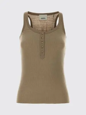 Isabel Marant Étoile Ribbed Silk Blend Tank Top - Bronze