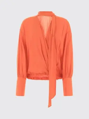 Blumarine Wrap Blouse With Tie Neck