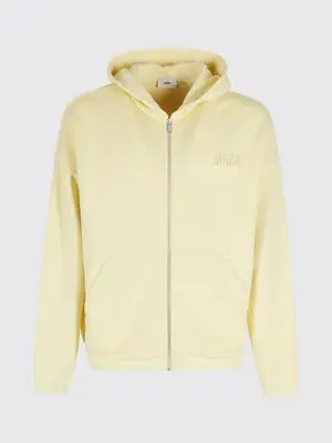 AUTRY Zip Up Sweatshirt - Yellow