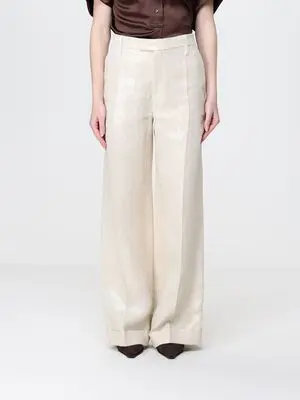 Brunello Cucinelli Wide Leg Pants - Sand