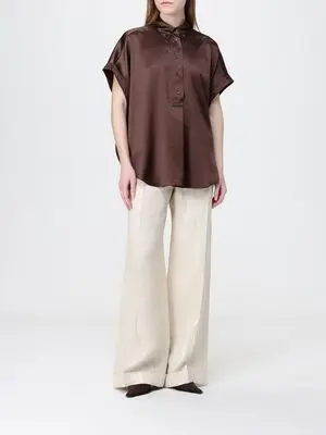 Brunello Cucinelli Wide Leg Pants - Sand