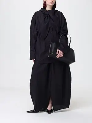 TOTEME Organic Cotton Hooded Jacket - Black