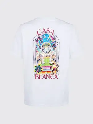 Casablanca Organic Cotton T-shirt With Logo