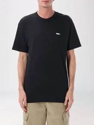 Obey Printed Cotton T-shirt - Black
