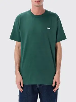Obey Printed Cotton T-shirt - Green