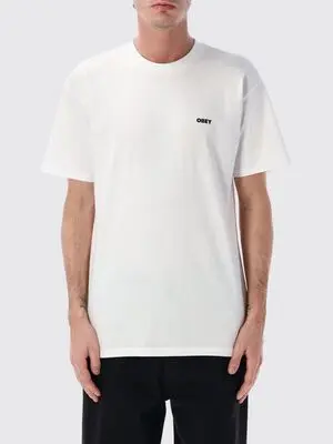 Obey Printed Cotton T-shirt - White
