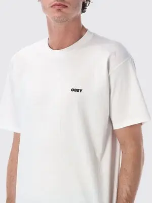 Obey Printed Cotton T-shirt - White