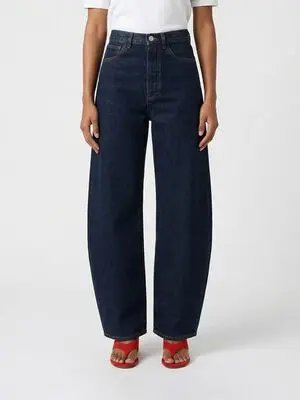 Alaïa High Waisted Wide Leg Jeans