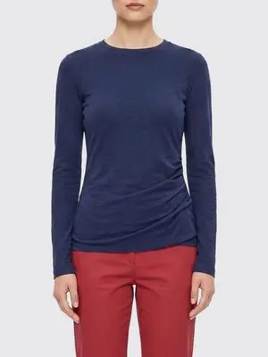 JIL SANDER Jil Sander Long Sleeve Ruched Top Blue