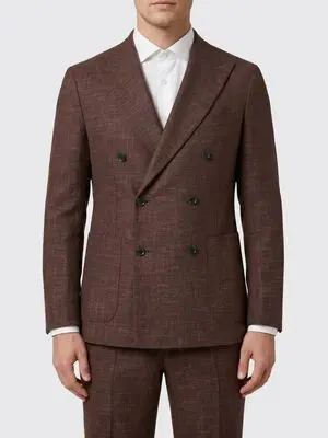Tagliatore Double Breasted Blazer - Brown