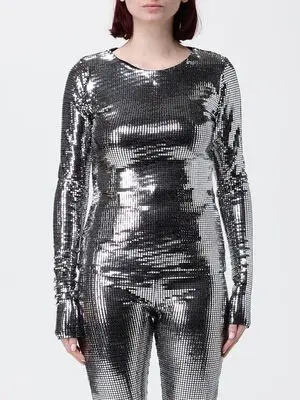 MAISON MARGIELA Metallic Knit Top