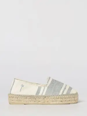 Manebí Striped Espadrilles With Rope Sole - Blue