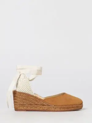Manebí Espadrille Wedge With Tie Fastening - Brown