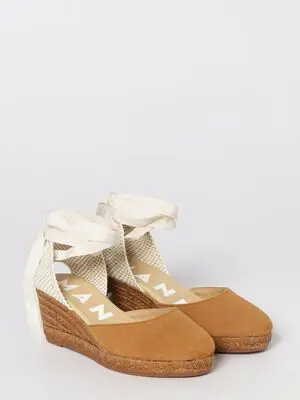 Manebí Espadrille Wedge With Tie Fastening - Brown