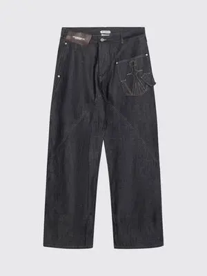 JW Anderson Wide Leg Jeans - Navy