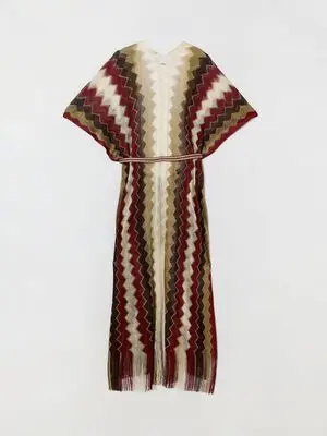 TWINSET Zig Zag Viscose Cardigan