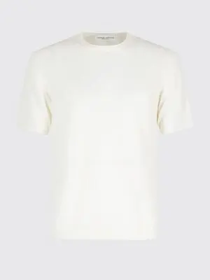 ROBERTO COLLINA Cotton Blend Crewneck Sweater - Ecru