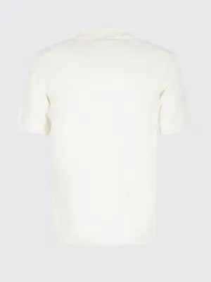 ROBERTO COLLINA Cotton Knit Polo Shirt - Ecru