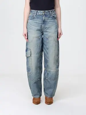GANNI Wide Leg Jeans - Blue