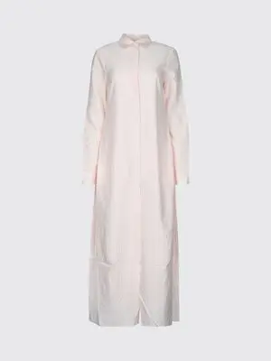 TOTEME Silk Blend Shirt Dress - Pink