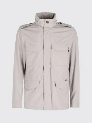 MOORER Military-inspired Jacket - Grey