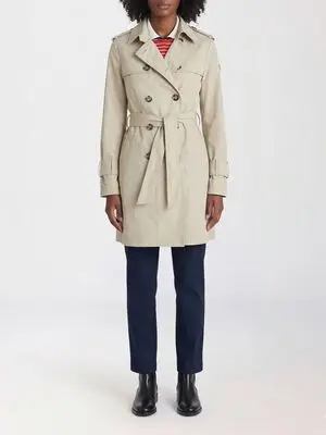 Peuterey Peuterey Polyester Double Breasted Trench Coat Grey