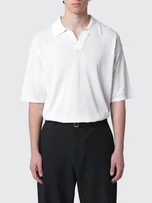 ROBERTO COLLINA Cotton Polo Shirt - White