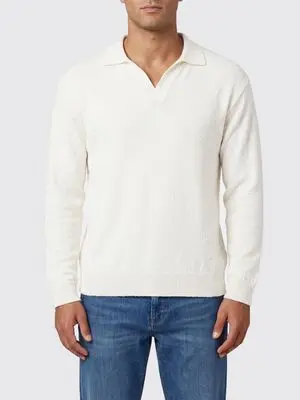 ROBERTO COLLINA Cotton Knit Polo Shirt - Ecru