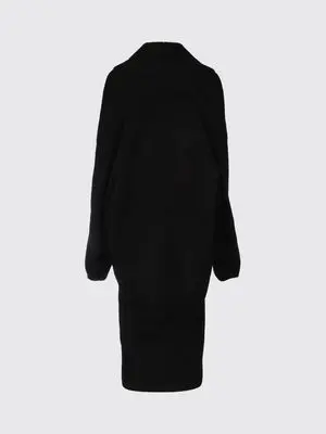 TOTEME Ribbed Knit Cardigan Coat - Black