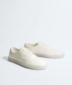 Bottega Veneta Serena Lace-up Sneaker - Alabaster