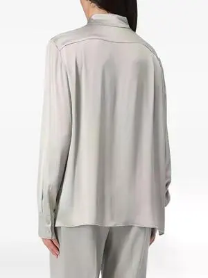 Alberta Ferretti Buttoned Satin Shirt
