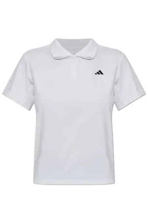 Adidas Polo With Logo - White
