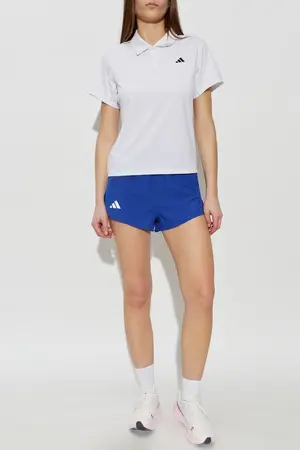 Adidas Polo With Logo - White