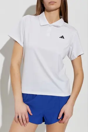 Adidas Polo With Logo - White