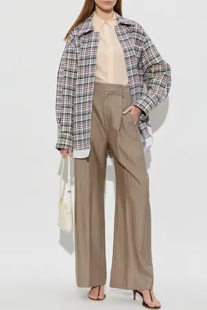 Victoria Beckham Checked Pattern Shirt