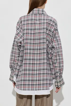 Victoria Beckham Checked Pattern Shirt