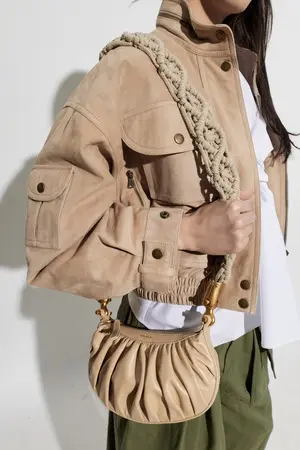 Balmain Frame Bag "ébène Mini - Beige