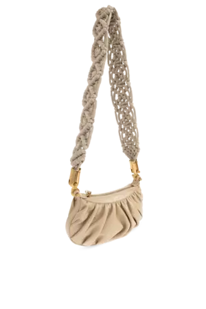 Balmain Frame Bag "ébène Mini - Beige