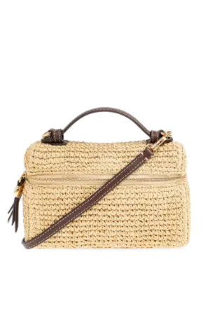 Tory Burch Straw Slim Handbag