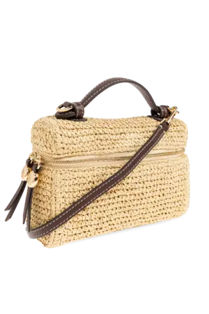 Tory Burch Straw Slim Handbag