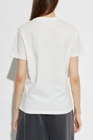 Blumarine T-shirt With Tulle Appliqu