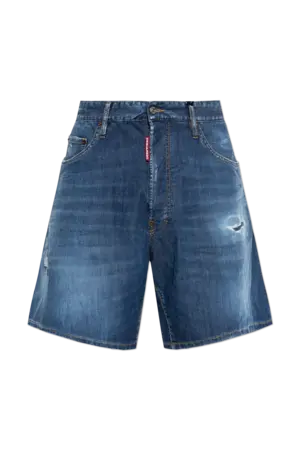 Dsquared2 Straight Leg Shorts For Men