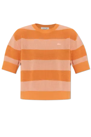 Lacoste Striped Knit Top